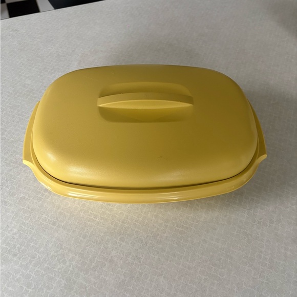 Tupperware | Kitchen | Tupperware Yellow Food Storage Container | Poshmark